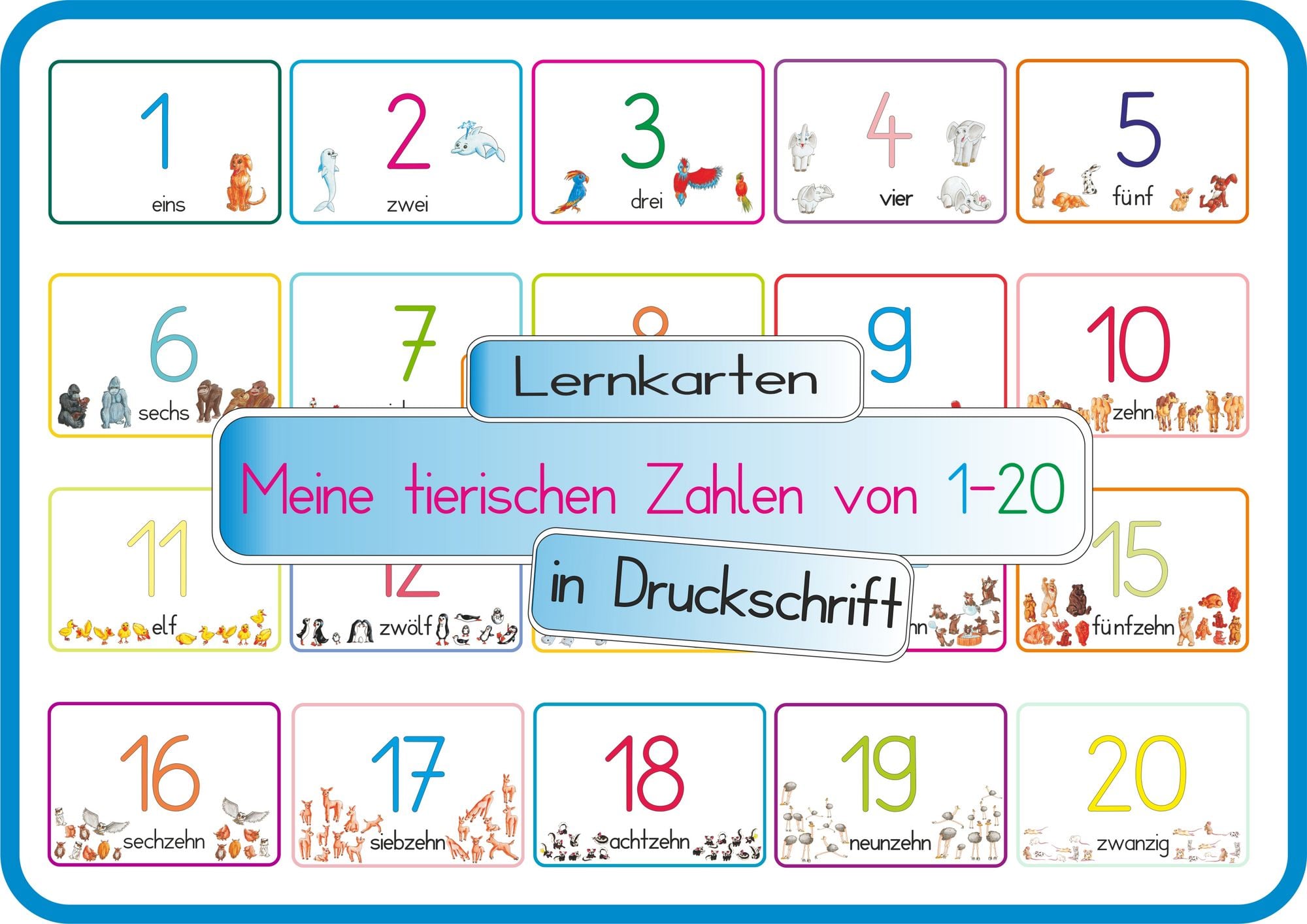 Dnisch Zahlen 1 20