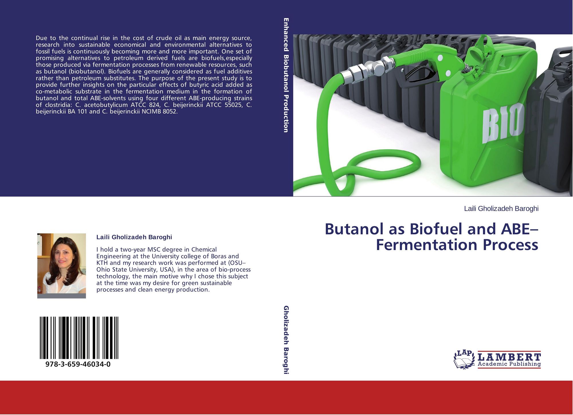 'Butanol as Biofuel and ABE¿Fermentation Process' von 'Laili Gholizadeh ...