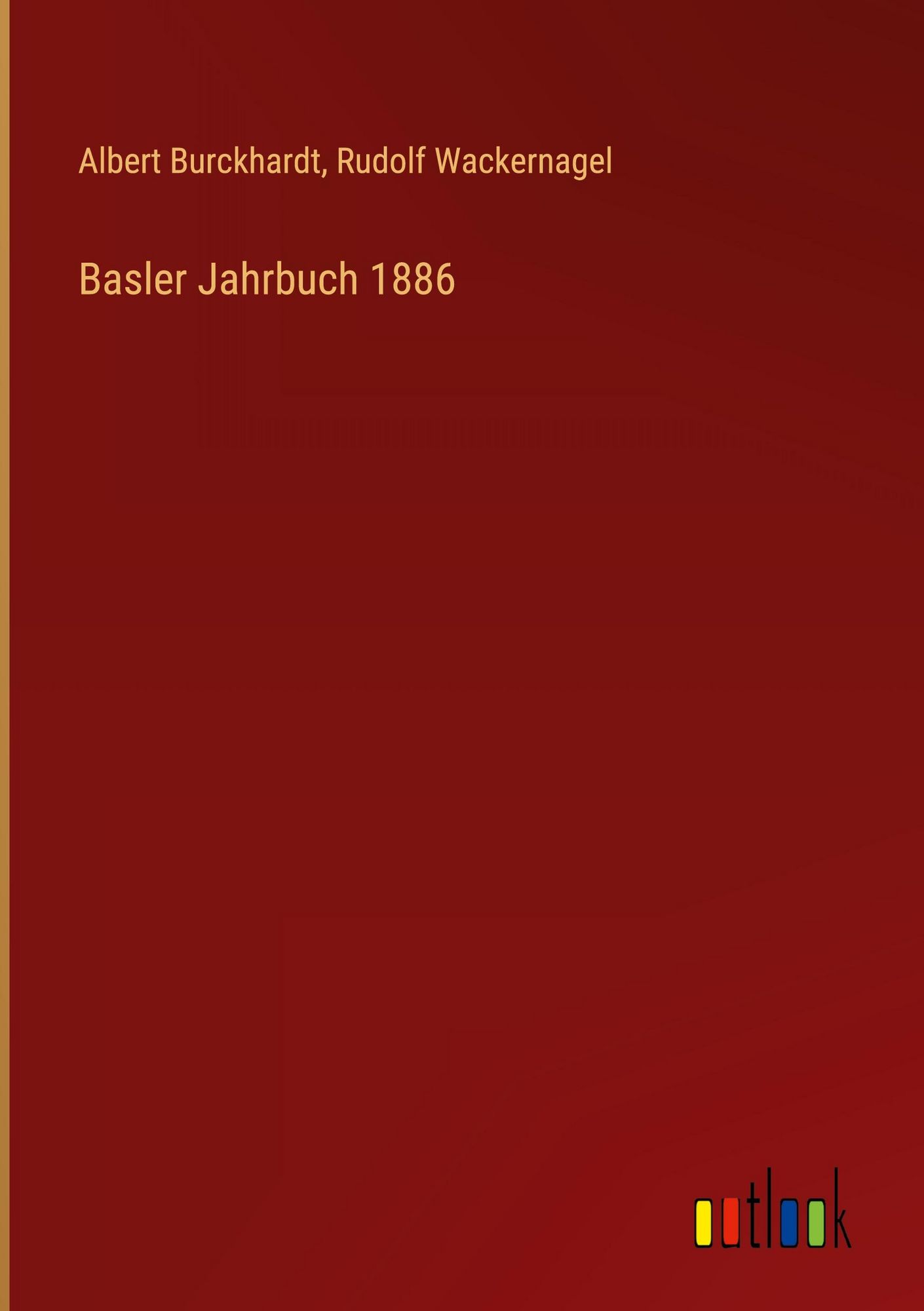 "Basler Jahrbuch 1886" online kaufen