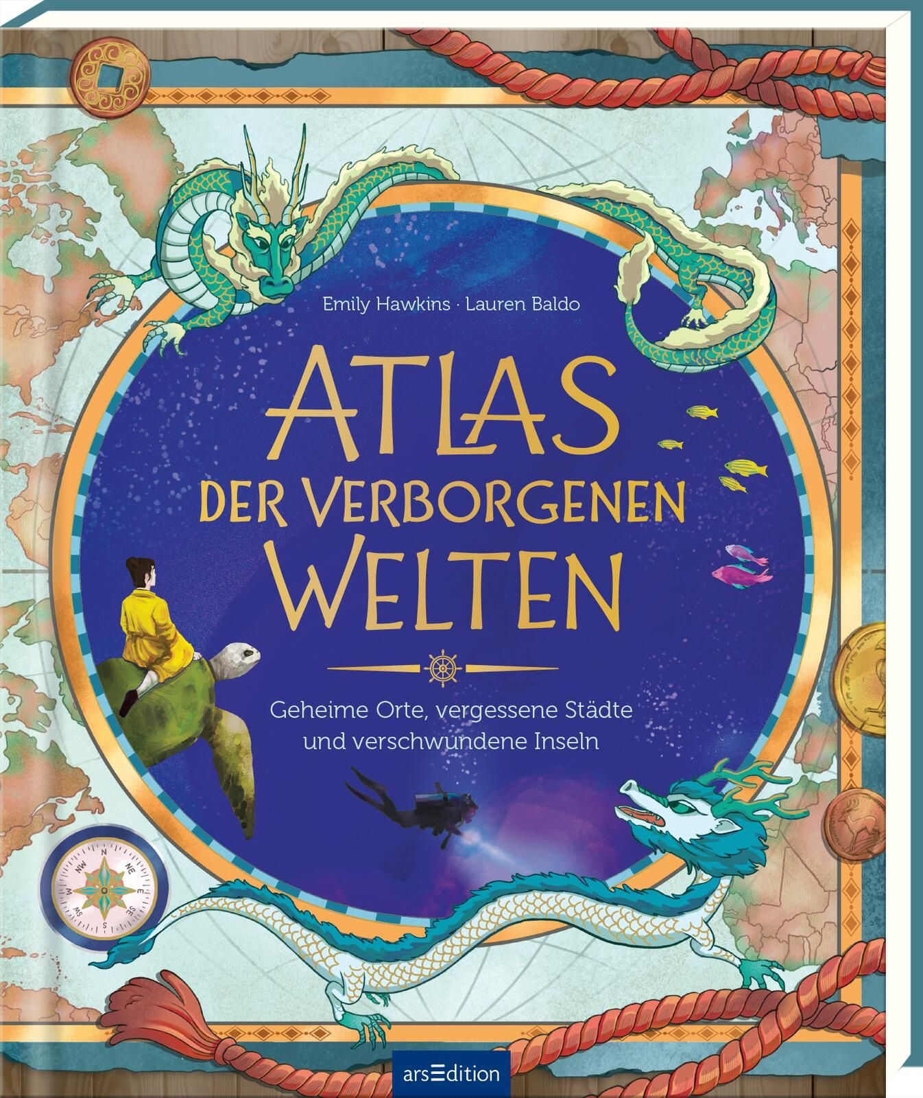 'Atlas der verborgenen Welten' von 'Emily Hawkins' - Buch - '978-3-8458 ...