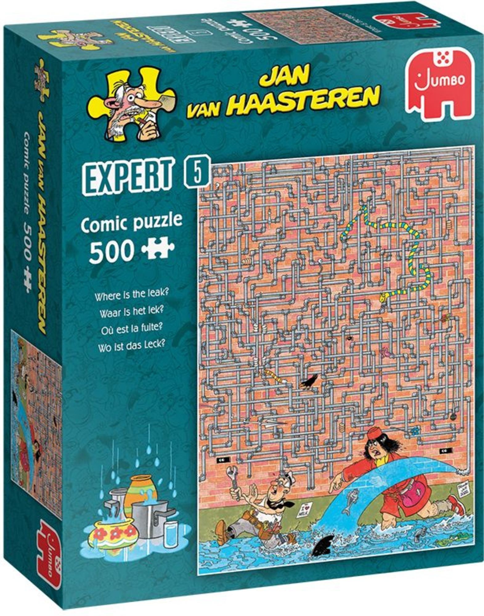 Jumbo Spiele - Jan van Haasteren - Wo ist das Leck?, 500 Teile kaufen ...