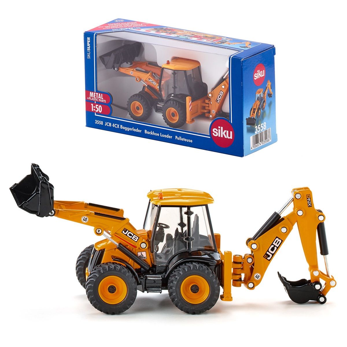 Siku 3558 JCB 4CX Baggerlader kaufen - Spielwaren | Thalia
