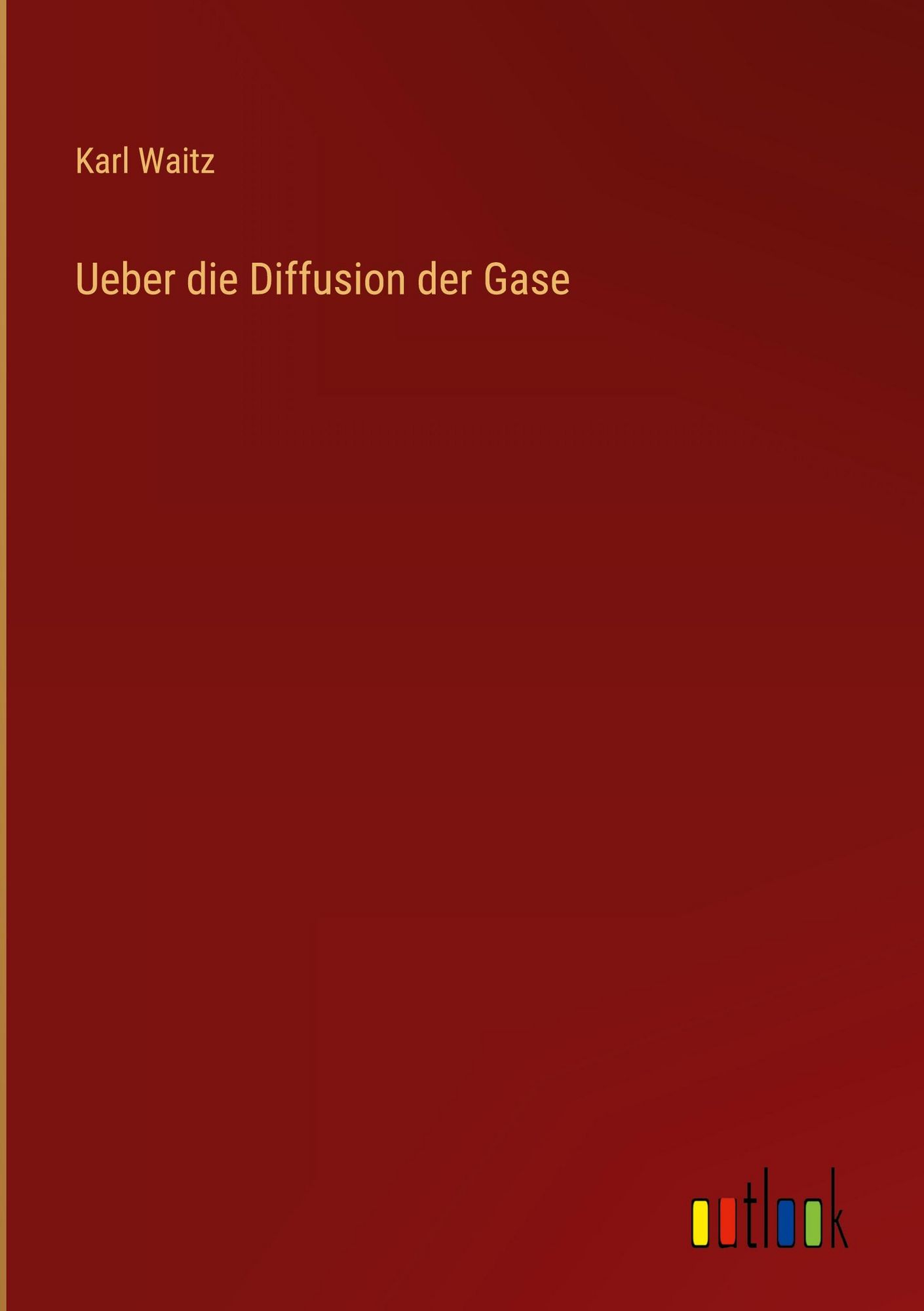 "Ueber die Diffusion der Gase" online kaufen