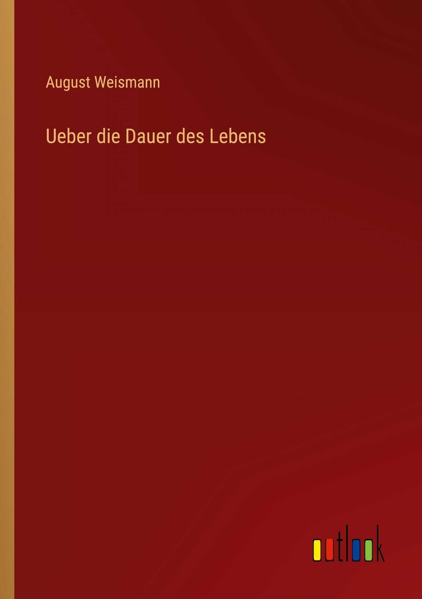 "Ueber die Dauer des Lebens" online kaufen