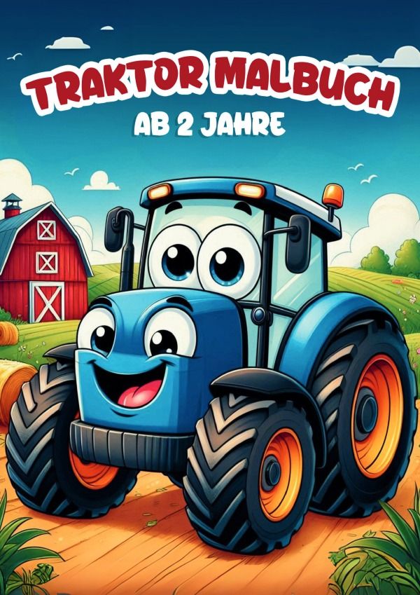 Einfache Traktor Malvorlagen