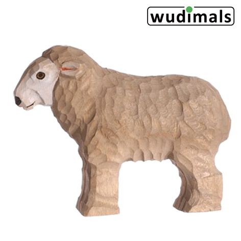 Wudimals A040605 - Schaf, Sheep, handgeschnitzt aus Holz kaufen ...