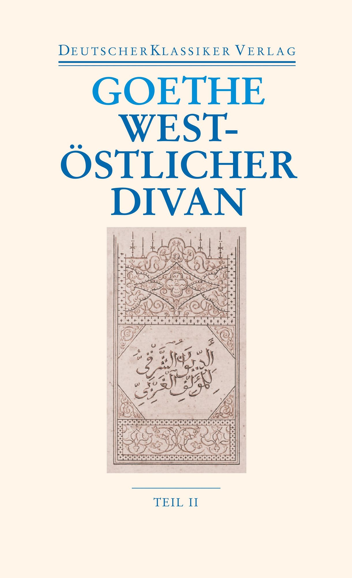 "West-östlicher Divan" online kaufen