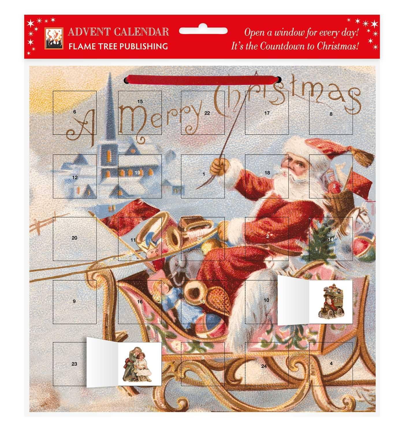 Adventskalenderleiste 'SANTA'