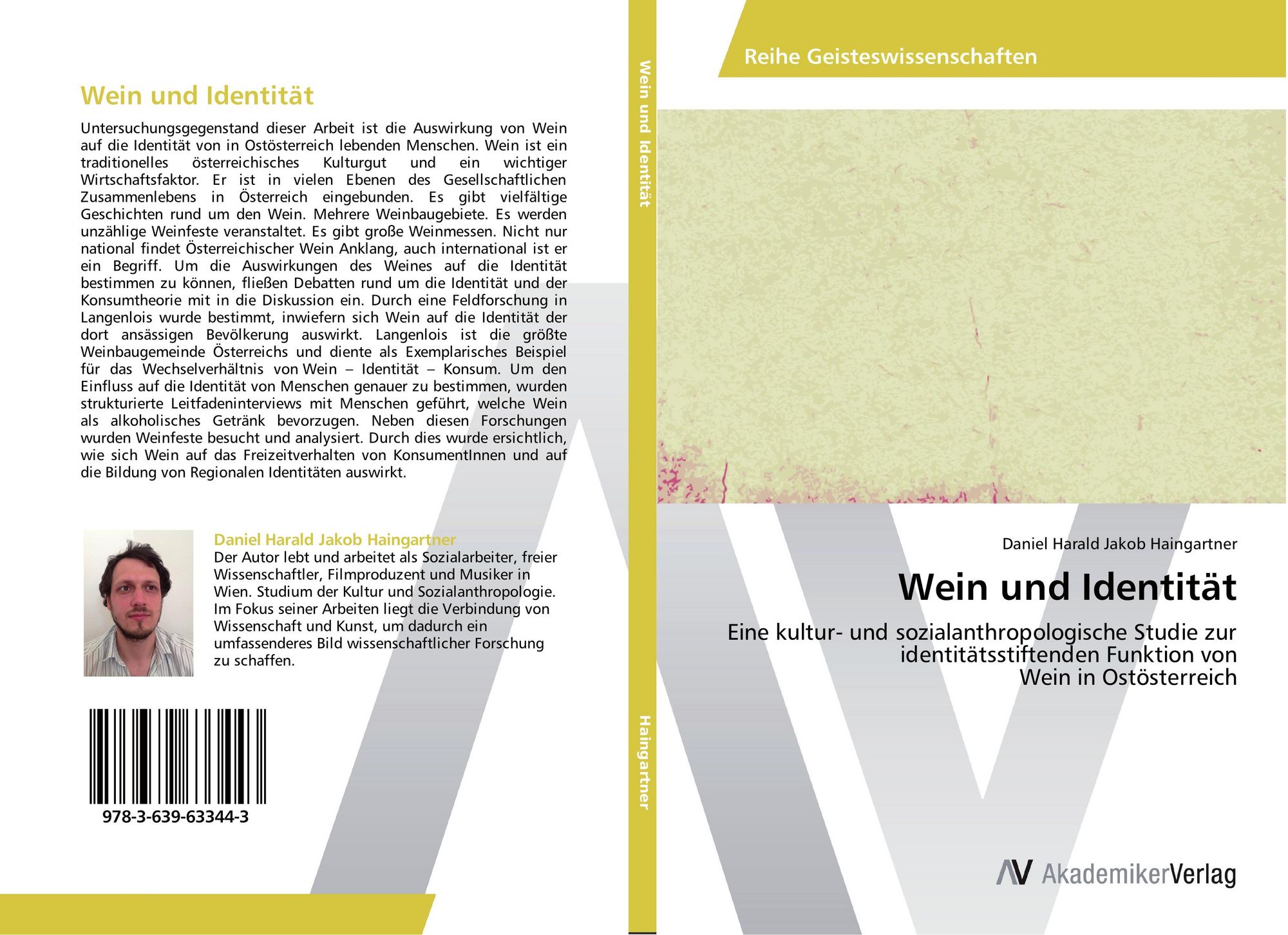'Wein und Identität' von 'Daniel Harald Jakob Haingartner' - Buch ...