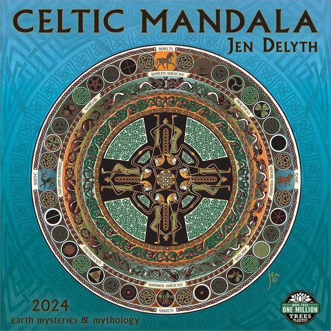 'Celtic Mandala 2024 Wall Calendar' - 'Bücher'