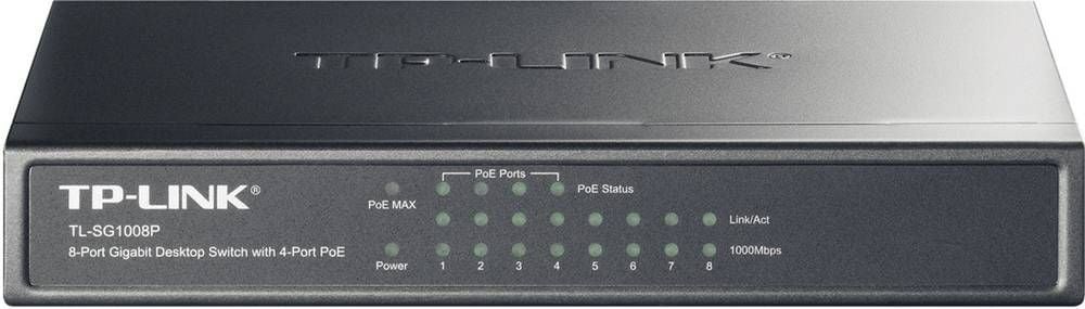 'TP-LINK TL-SG1008P Netzwerk Switch 8 Port 1 GBit/s PoE-Funktion online ...
