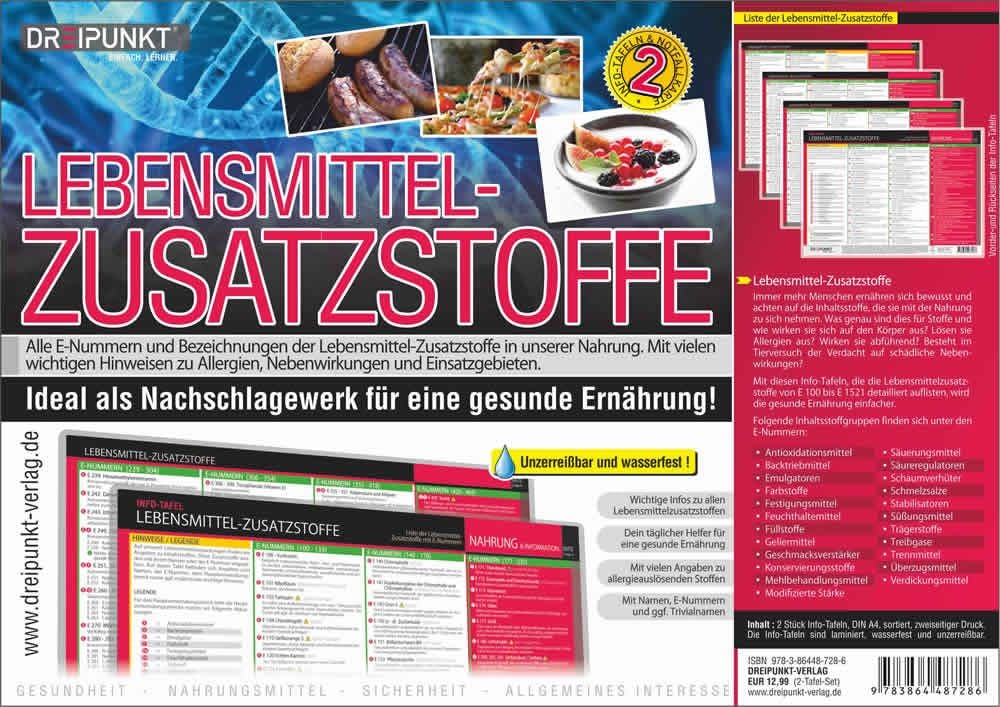 'Info-Tafel-Set Lebensmittel-Zusatzstoffe' von 'Schulze Media GmbH ...