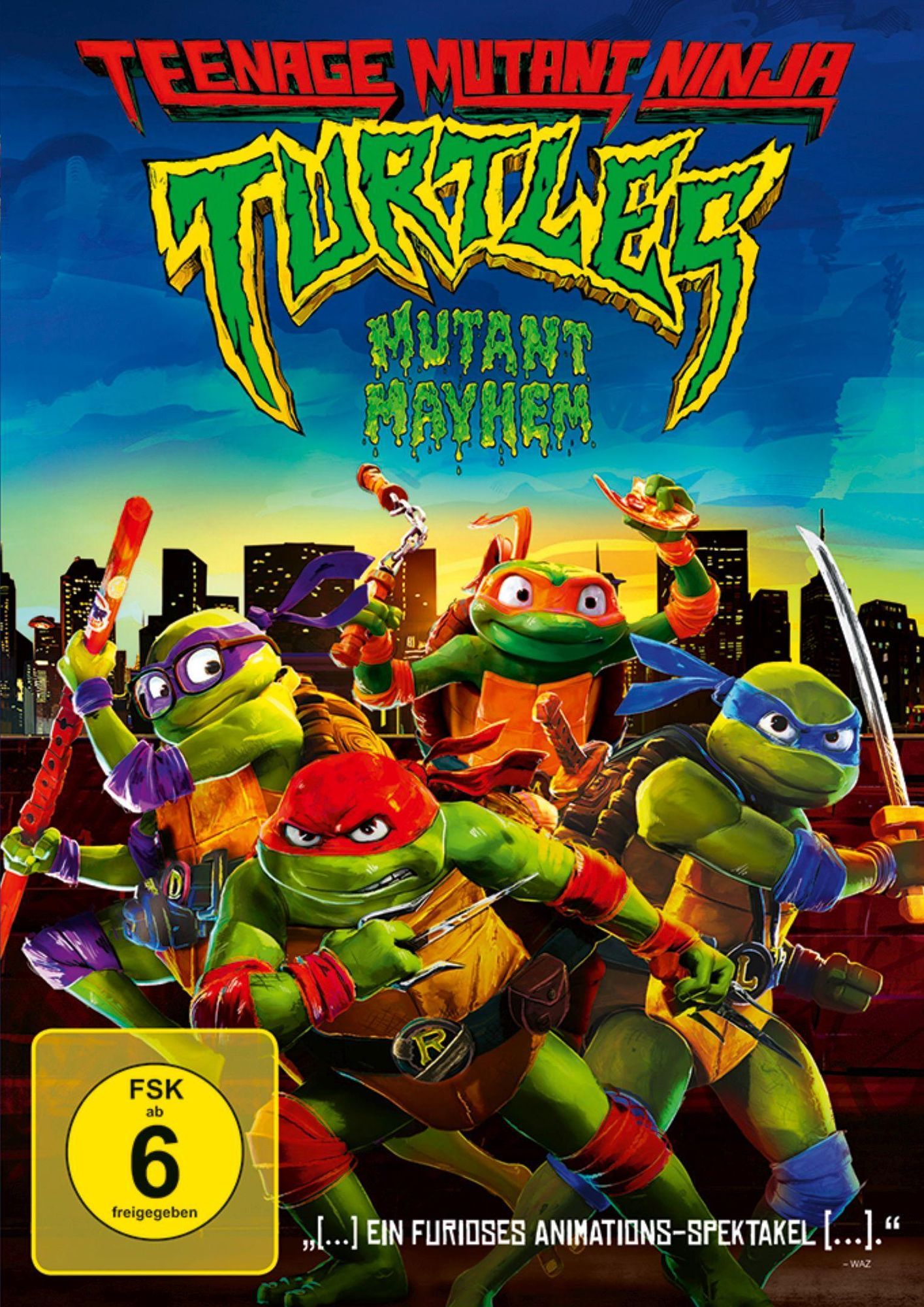 'Teenage Mutant Ninja Turtles: Mutant Mayhem' von 'Jeff Rowe' - 'DVD'