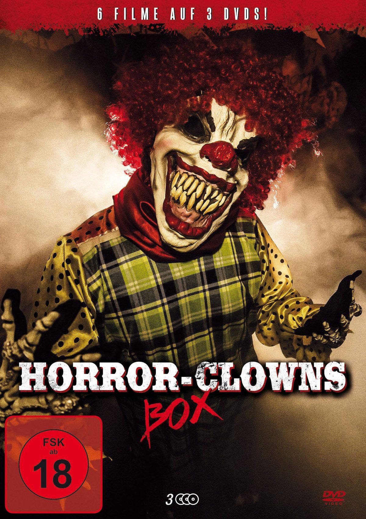 Horror-Clowns Box [3 DVDs] von Chris R. Notarile - DVD | Thalia