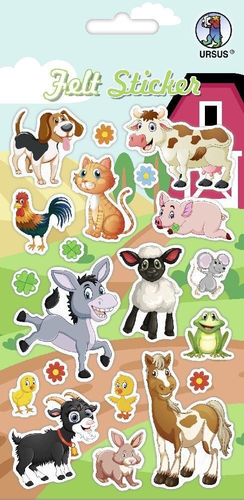 URSUS Dekorationsartikel Filz-Sticker Farm - Sticker - 4008525247920 ...