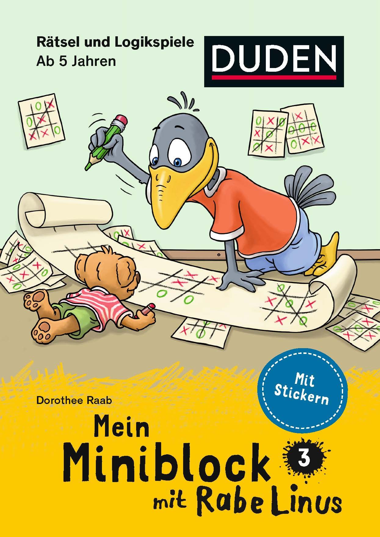 Mein Miniblock mit Rabe Linus - Rätsel und Logikspiele von Dorothee Raab - Buch | Thalia