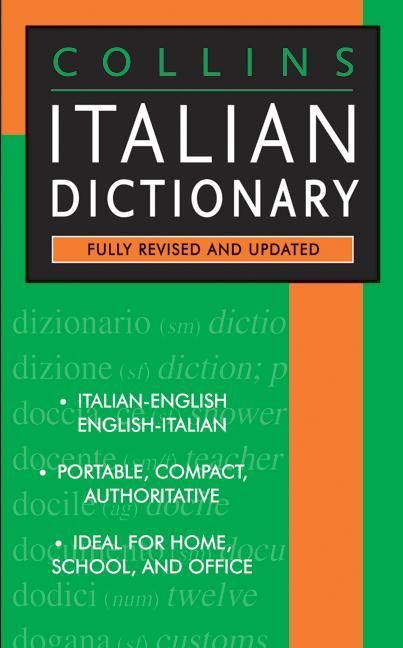 Collins Pro Italianenglish Translation Dictionary Collins Italian