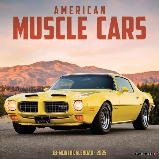 American Muscle Car Calendar Marketing Classic Car Calendars (2026)