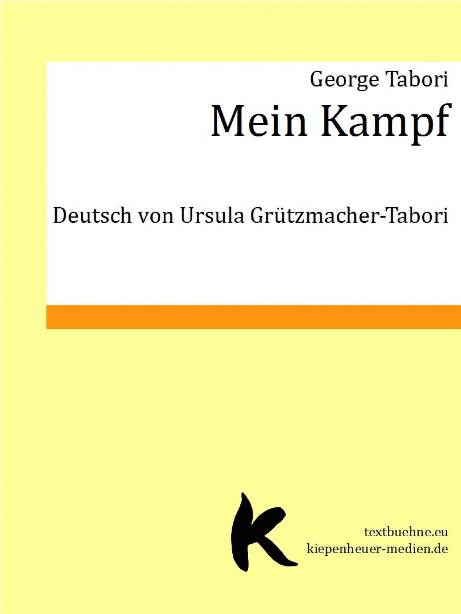 'Mein Kampf' von 'George Tabori' - eBook