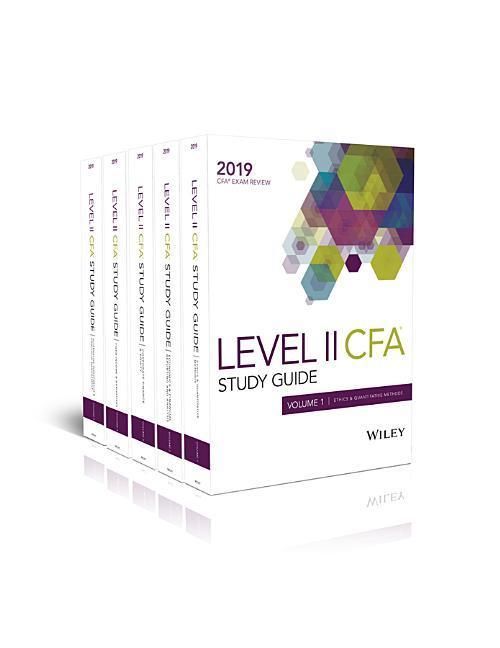 'Wiley: Wiley Study Guide for 2019 Level II CFA Exam' von 'Wiley ...