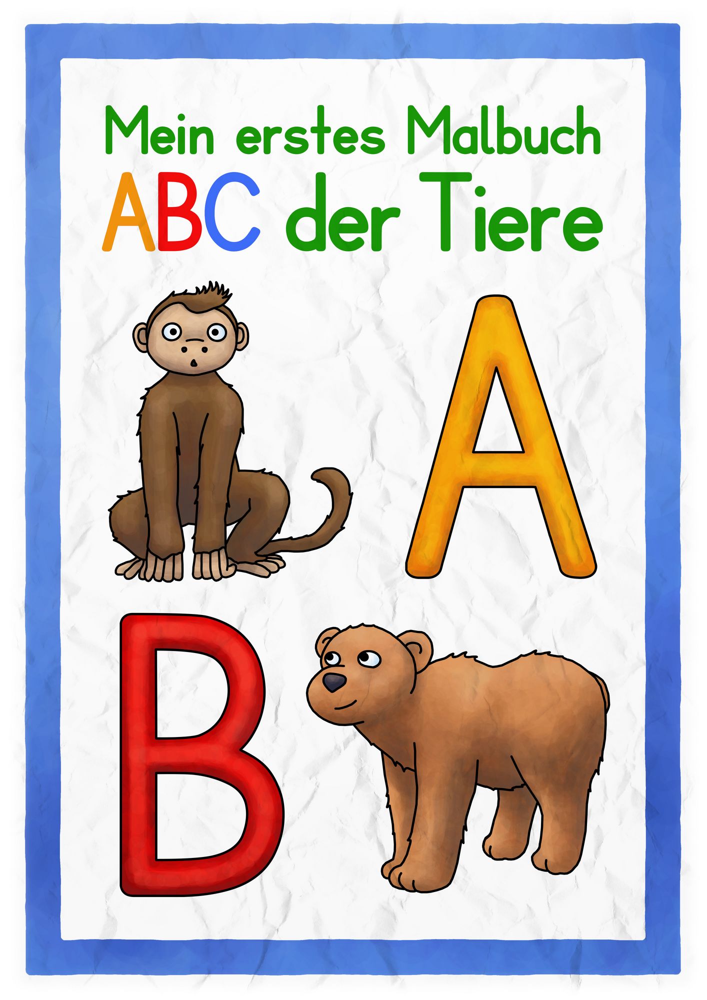 'Das ABC der Tiere - Malbuch' von 'Helga Momm' - Buch - '978-3-96840-013-6'