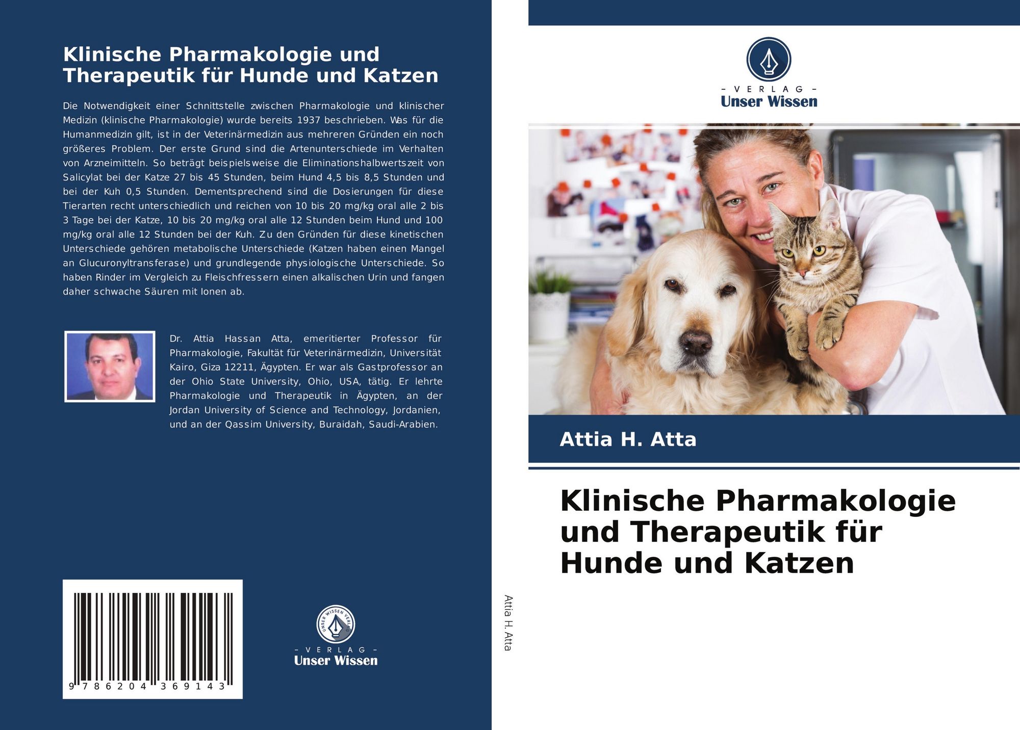 'Klinische Pharmakologie und Therapeutik für Hunde und Katzen' von 'Attia H. Atta' - Buch - '978 ...
