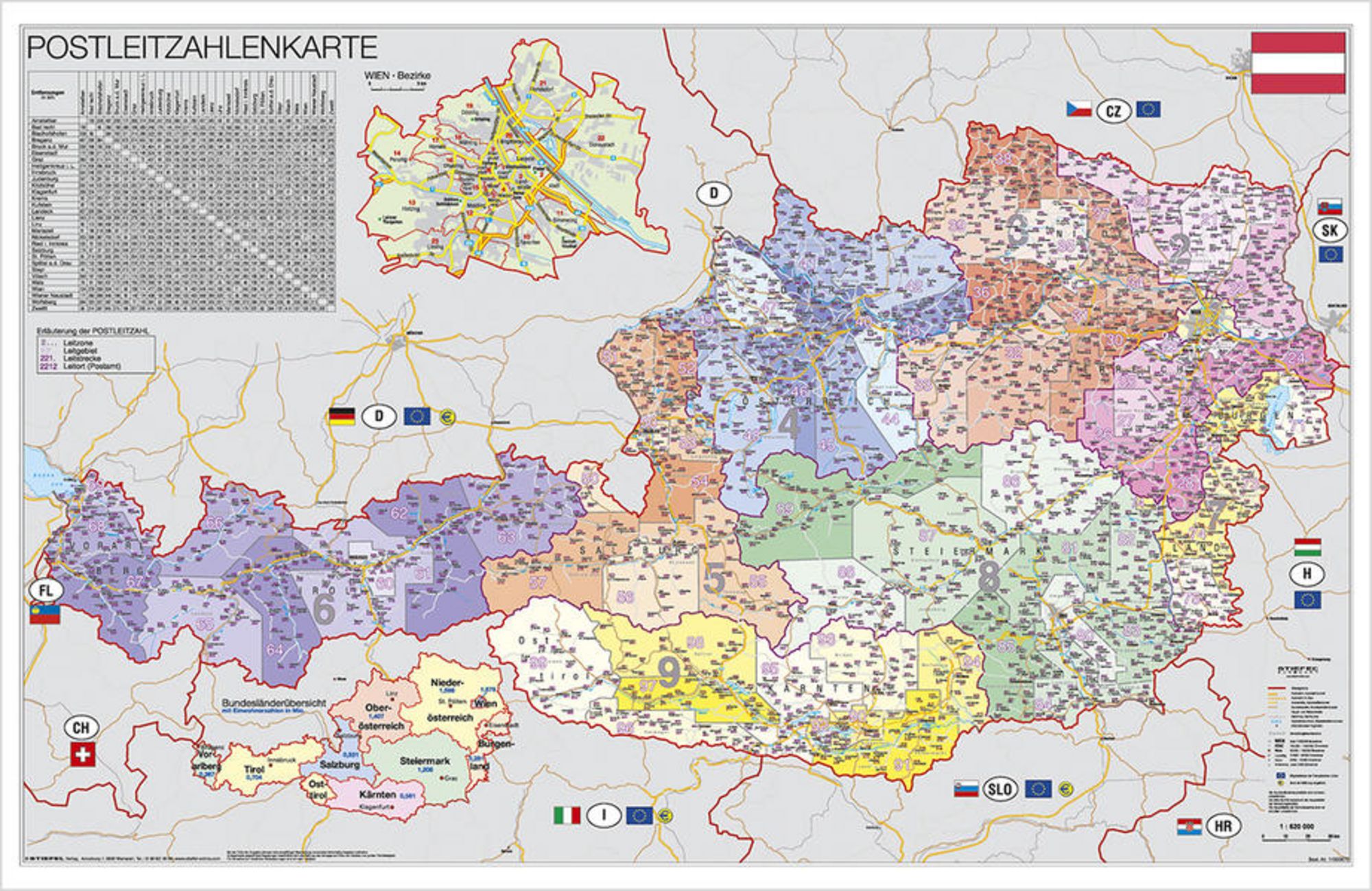 "Österreich Postleitzahlen" online kaufen