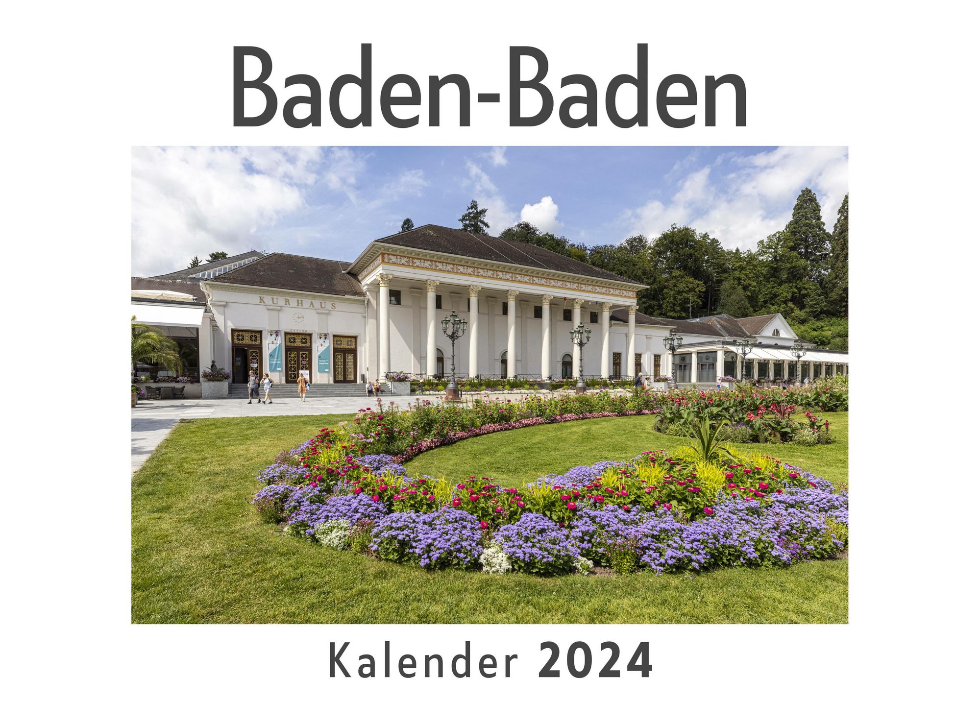 Baden-Baden (Wandkalender 2024, Kalender DIN A4 quer, Monatskalender im ...