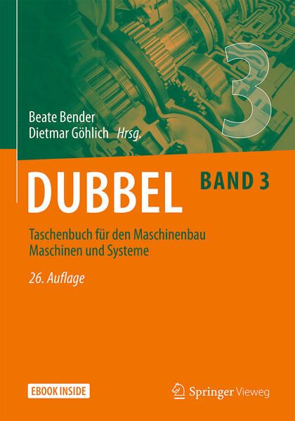 'Dubbel Taschenbuch für den Maschinenbau 3: Maschinen und Systeme' von ...