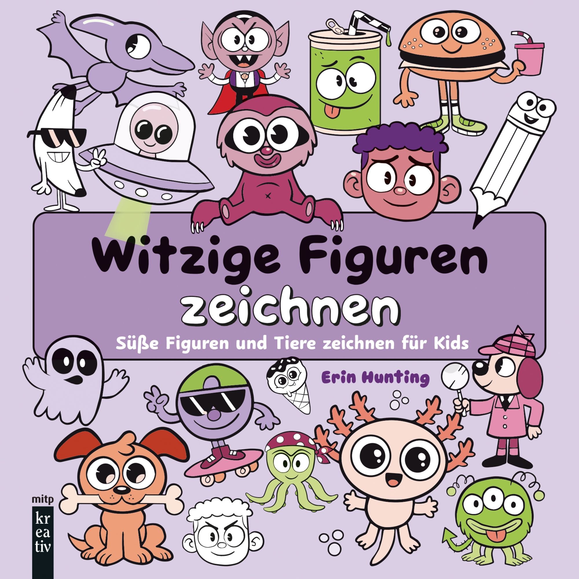 Lustige Figuren Zum Schrittweisen Zeichnen