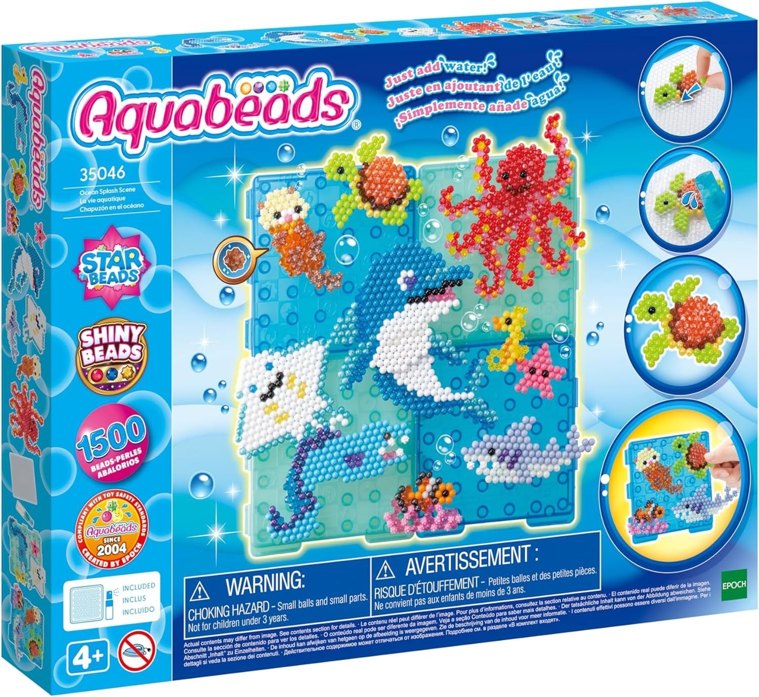 'Aquabeads 35046 - Ocean Splash Scene, Ozean Bastelset, Bastelperlen ...