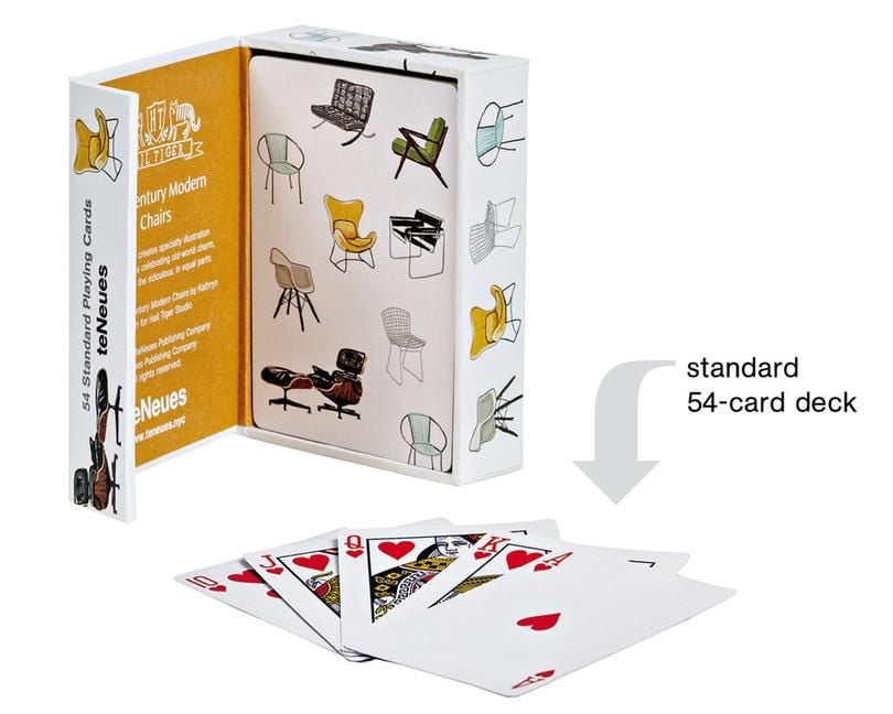 'Mid-Century Modern Chairs Playing Cards' kaufen - Spielwaren