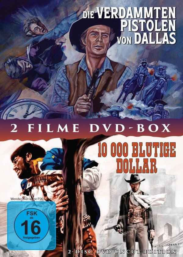 DIE VERDAMMTEN PISTOLEN VON DALLAS + 10.000 blutige Dollar - 2 Disc ...