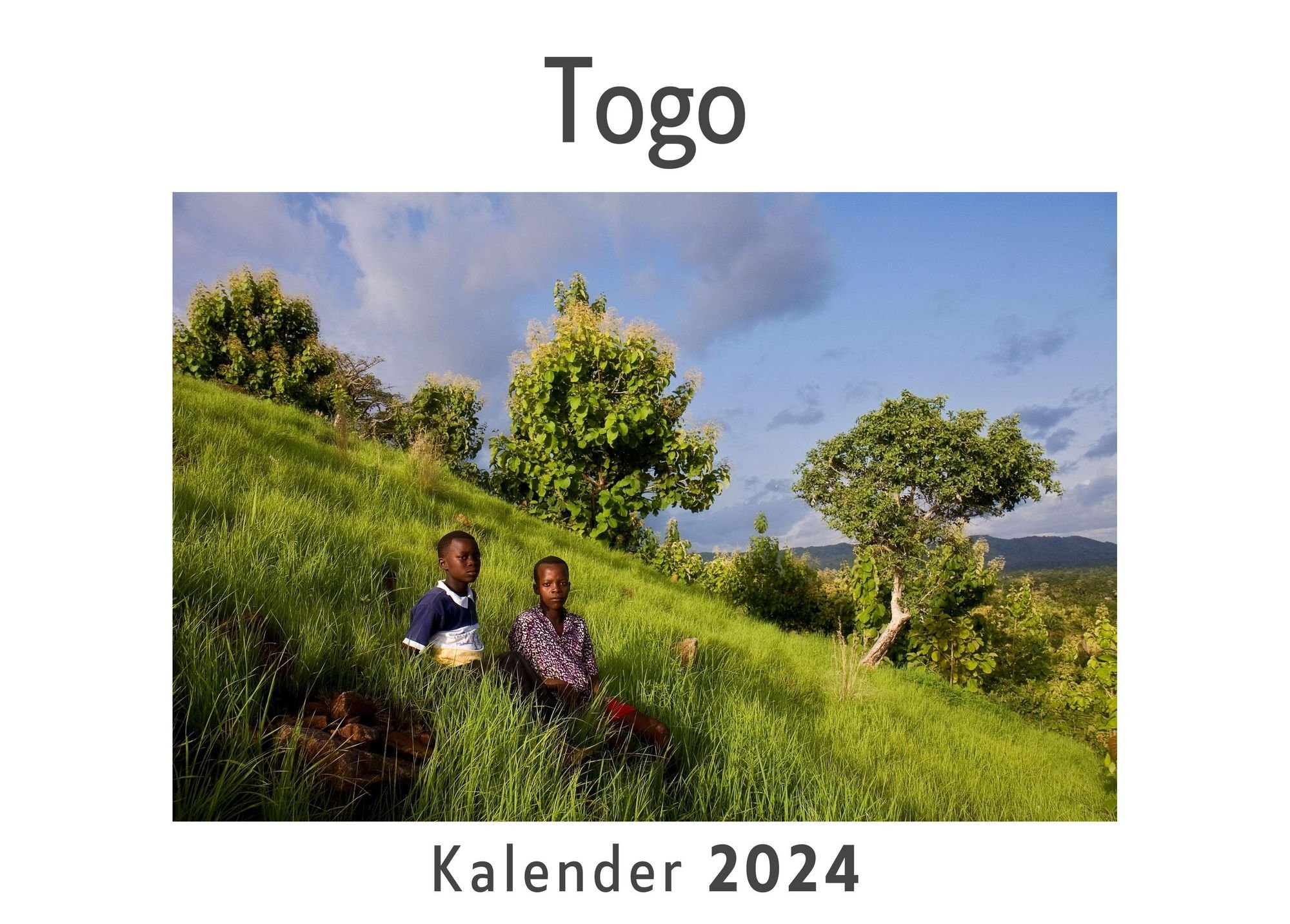 'Togo (Wandkalender 2024, Kalender DIN A4 quer, Monatskalender im Querformat mit Kalendarium ...