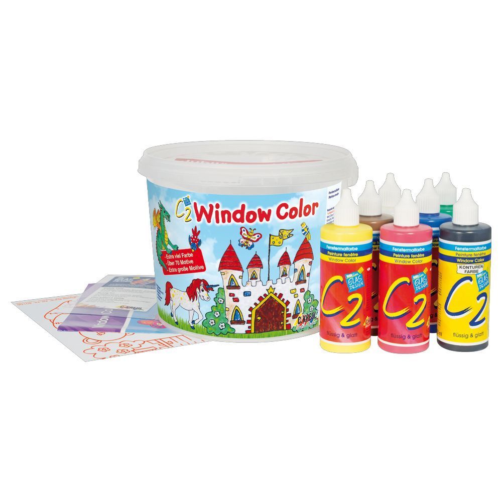 KREUL Window Color Set Powerpack Burg - Bastel-Sets - 4000798401559 ...