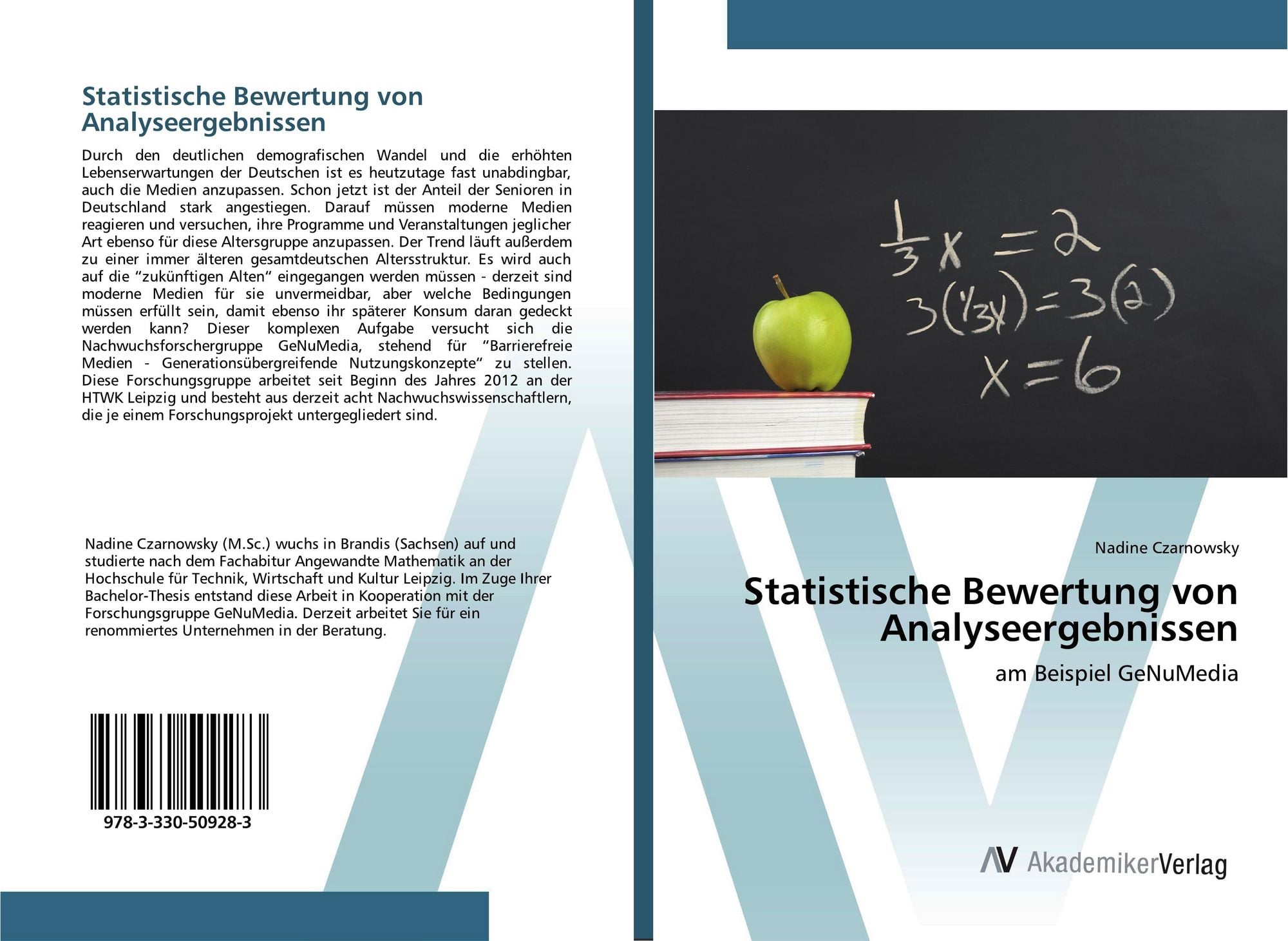 'Statistische Bewertung von Analyseergebnissen' von 'Nadine Czarnowsky ...
