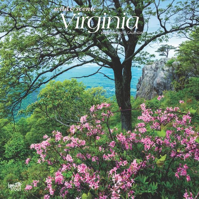 'Virginia Wild & Scenic 2025 12 X 24 Inch Monthly Square Wall Calendar ...