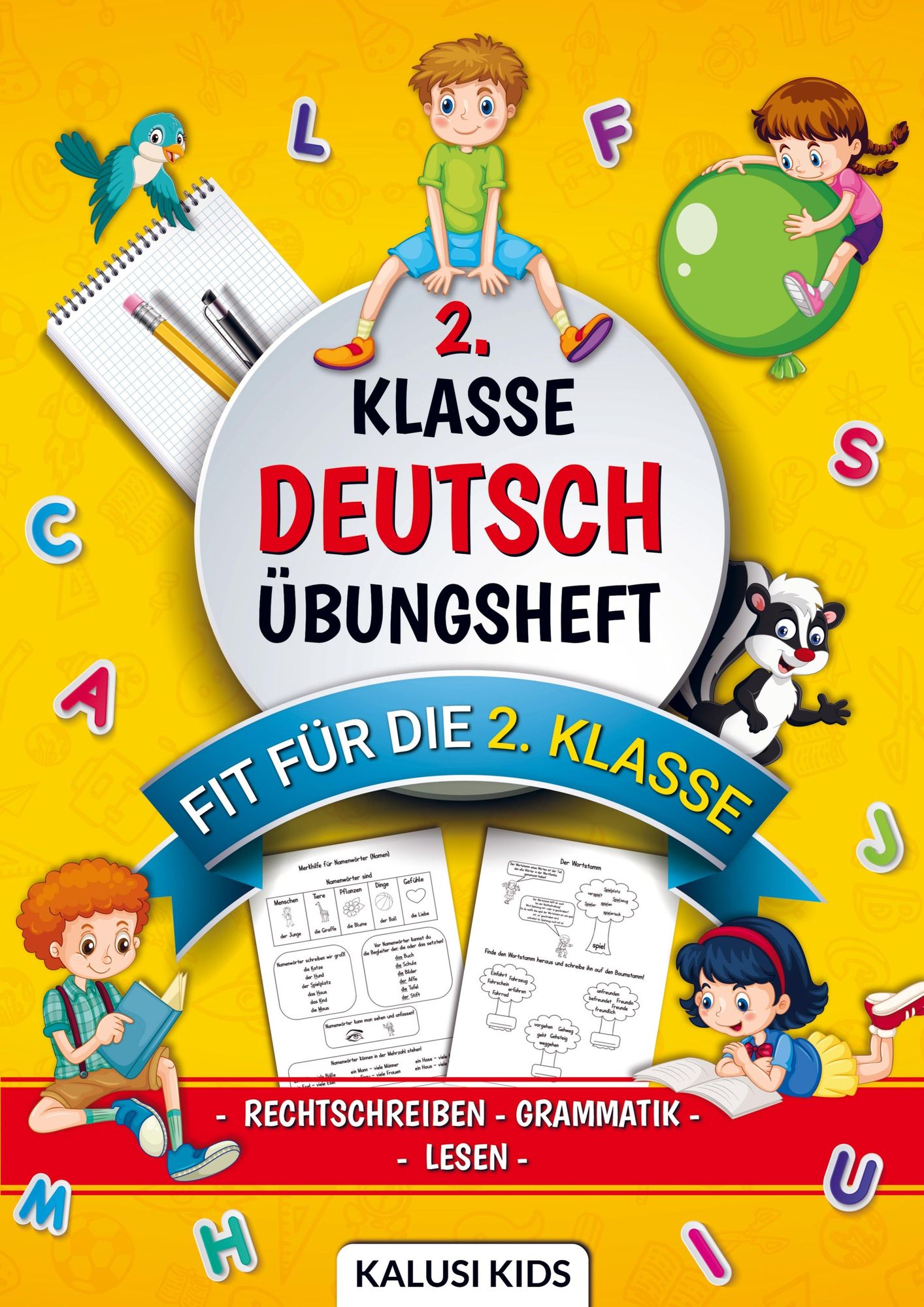 '2. Klasse Deutsch Übungsheft' von 'Kalusi Kids' - Buch - '978-94-037 ...