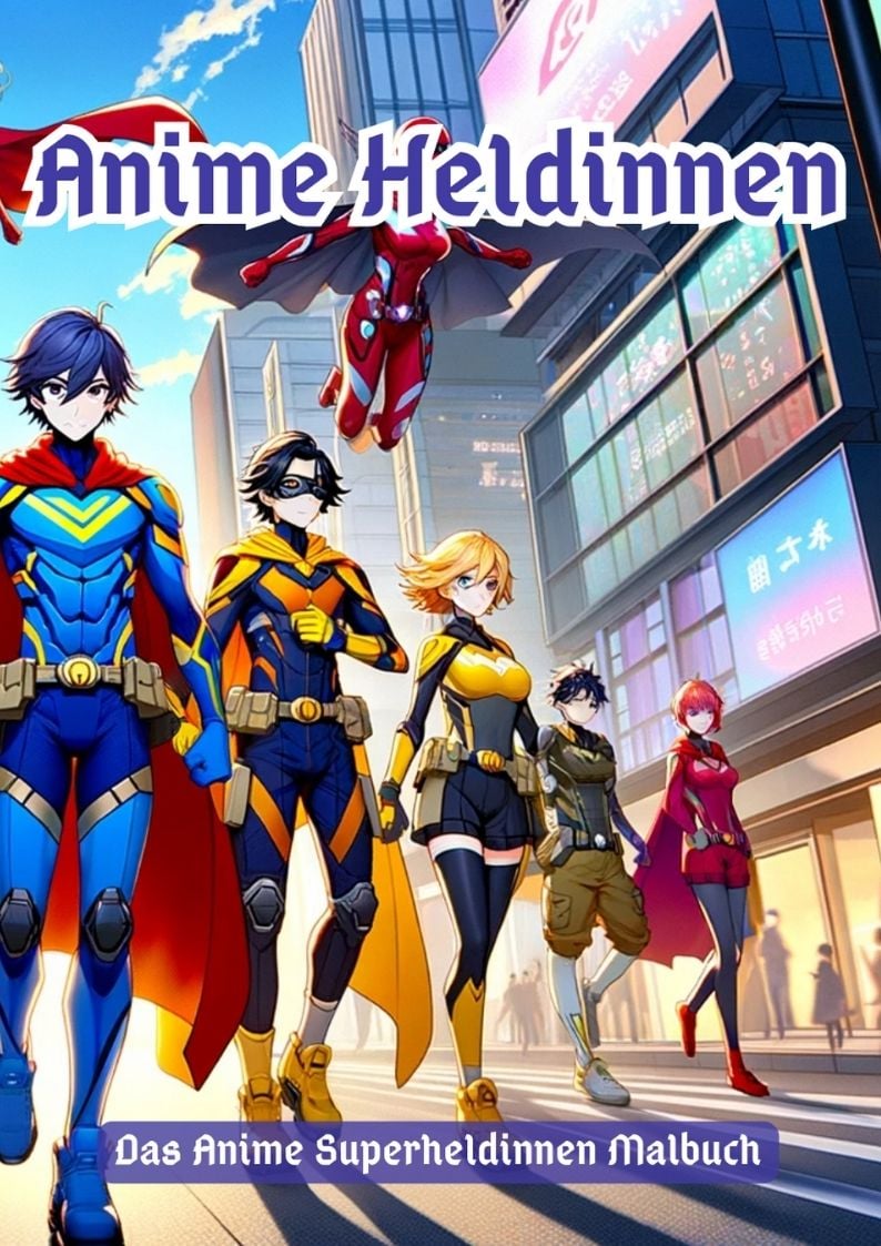 'Anime Heldinnen' von 'Maxi Pinselzauber' - Buch - '978-3-384-11481-5'