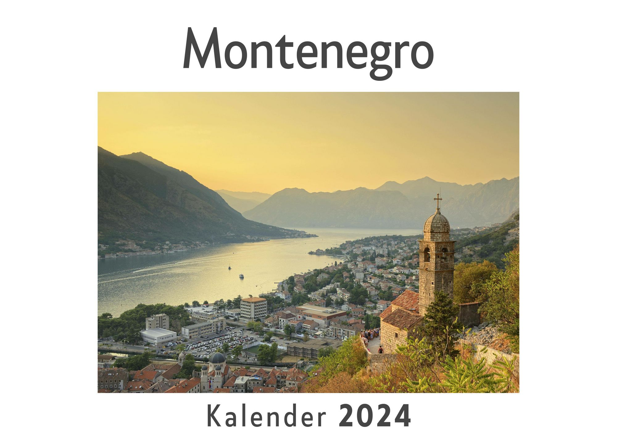 Montenegro (Wandkalender 2024, Kalender DIN A4 quer, Monatskalender im ...