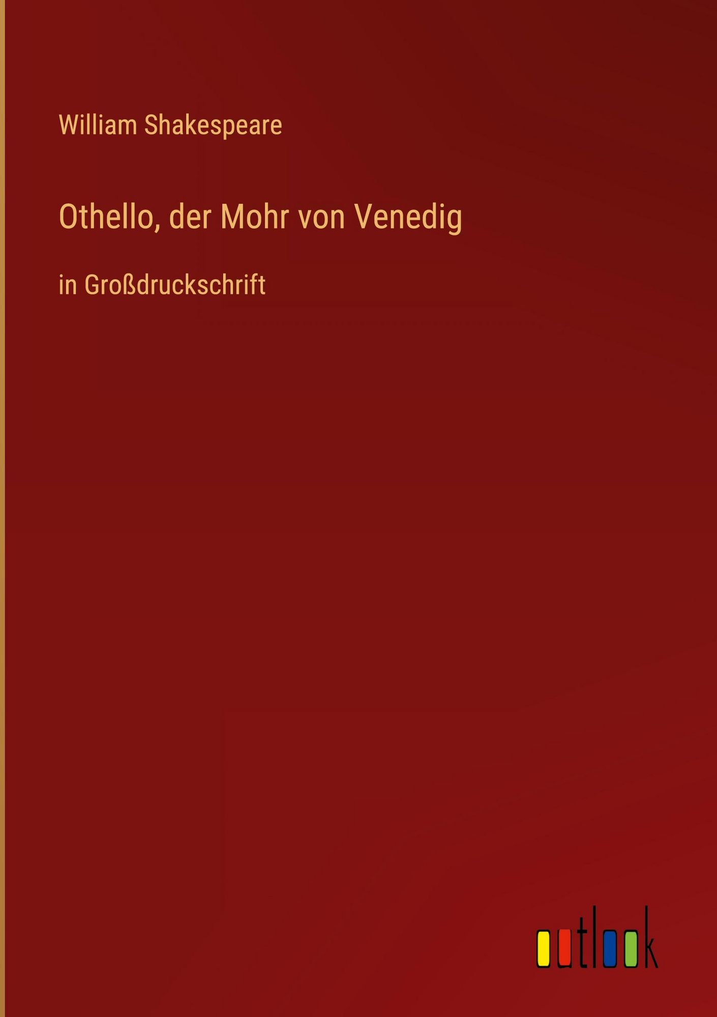 'Othello, der Mohr von Venedig' von 'William Shakespeare' - Buch - '978-3-368-36349-9'