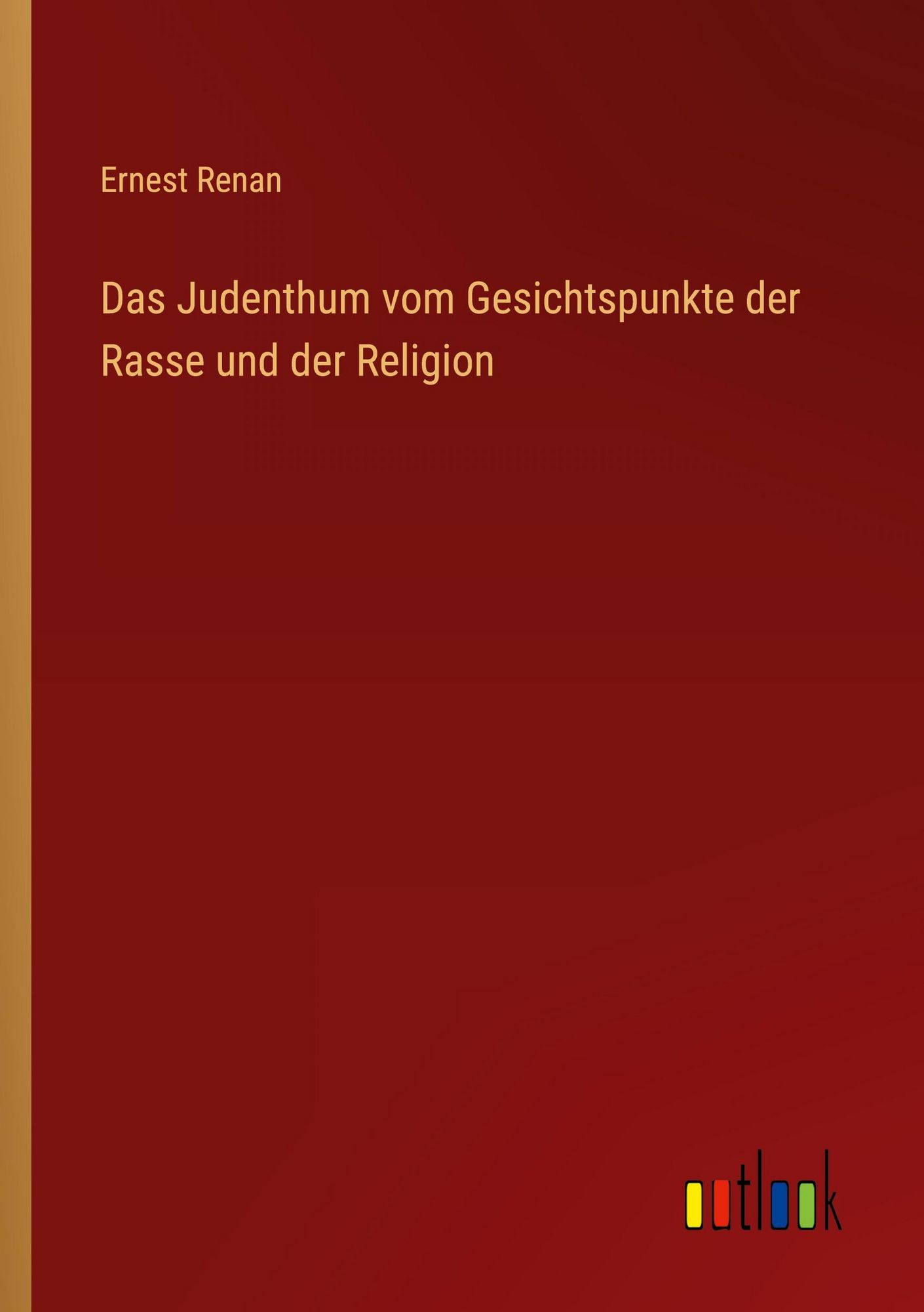Das Judenthum vom Gesichtspunkte der Rasse und der Religion von Ernest ...