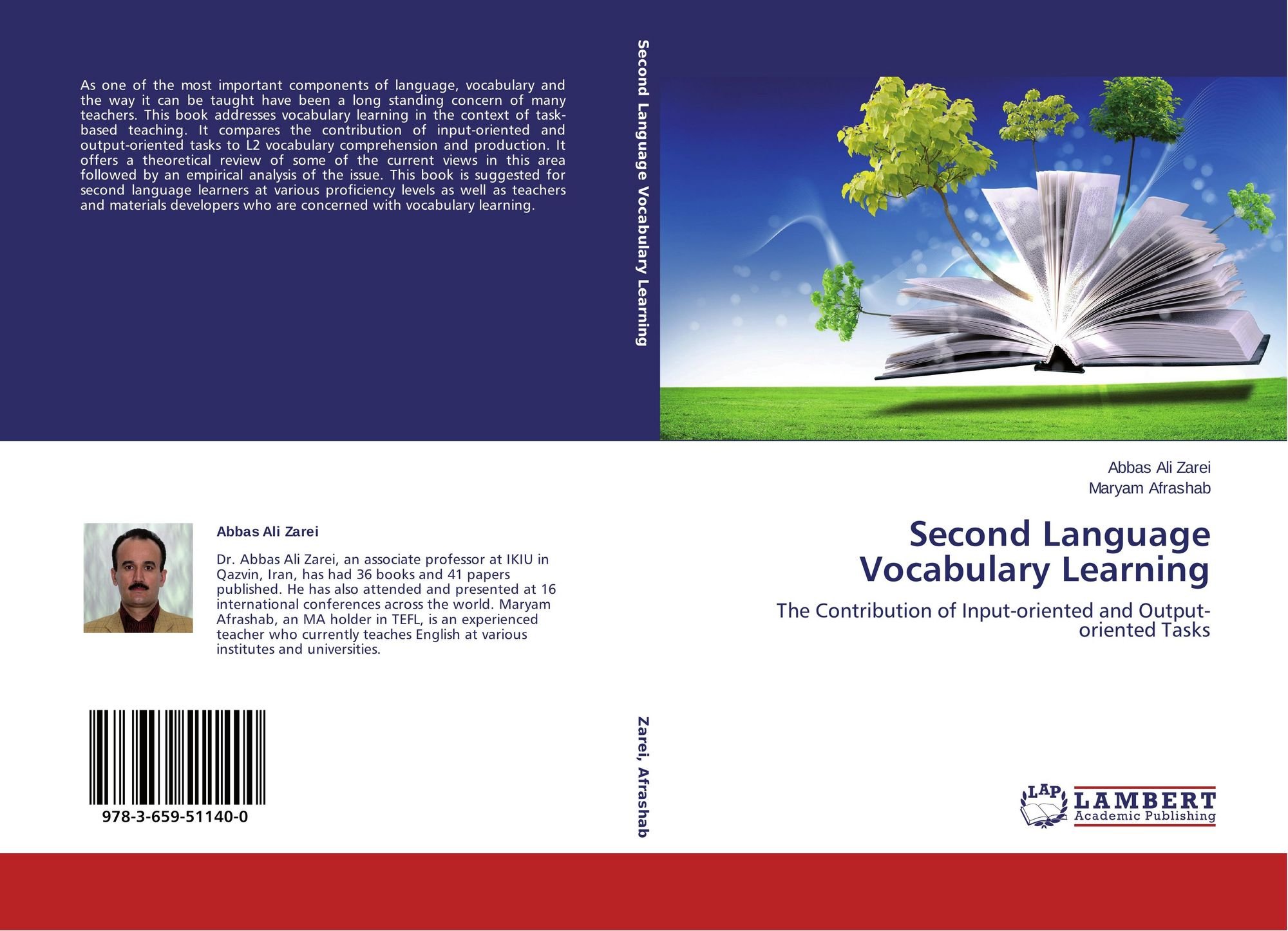 'Second Language Vocabulary Learning' von 'Abbas Ali Zarei' - 'Taschenbuch' - '978-3-659-51140-0'