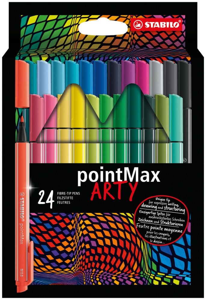 STABILO pointMax 24er Etui ARTY - Filzstifte - 4006381581905 | Thalia
