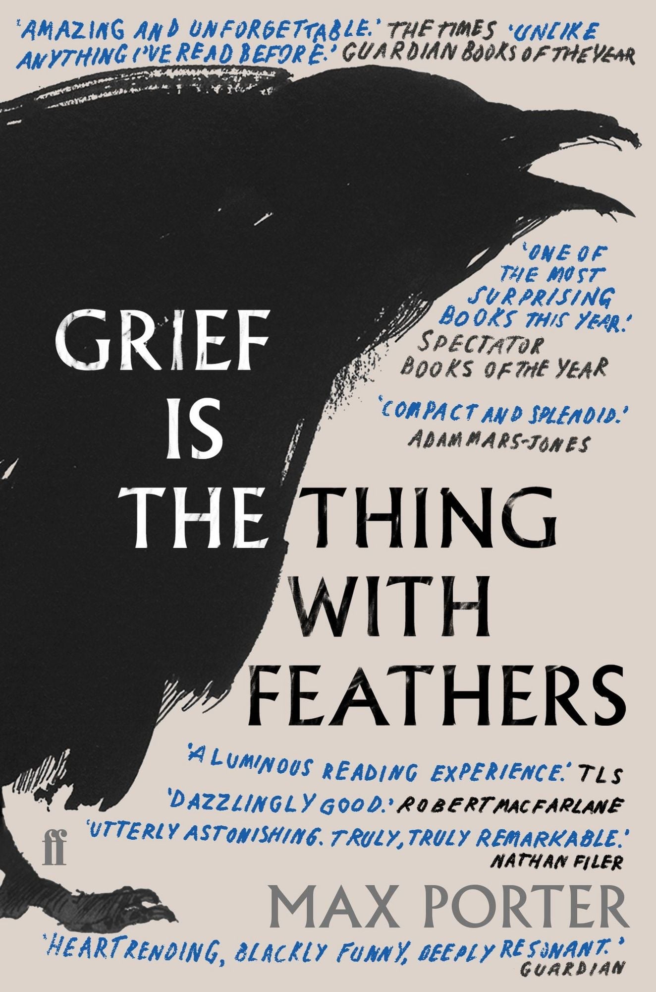 Grief is the Thing with Feathers von Max Porter - Taschenbuch - 978-0 ...