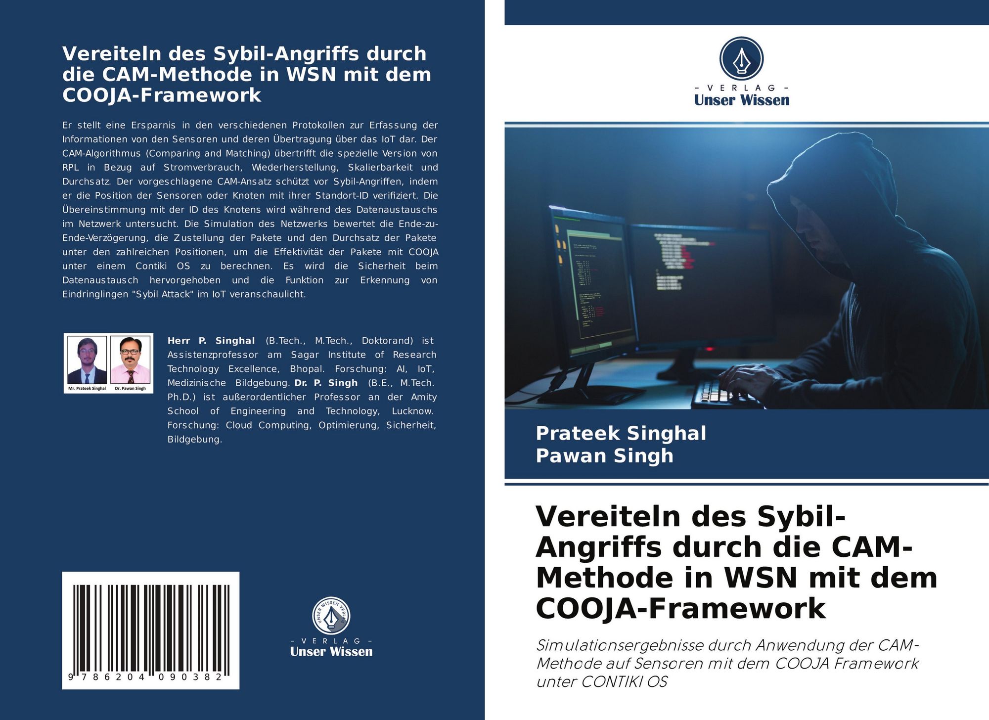 'Vereiteln des Sybil-Angriffs durch die CAM-Methode in WSN mit dem ...