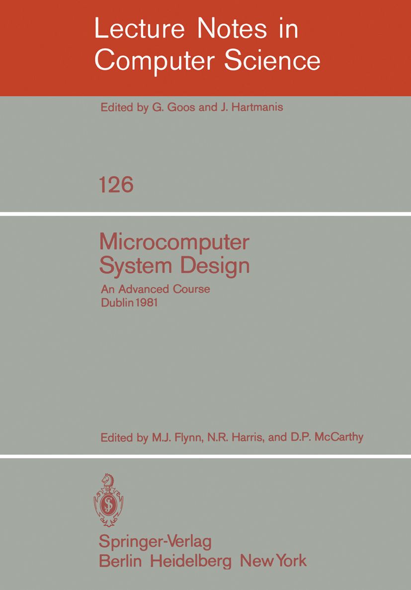 'Microcomputer System Design' von '' - 'Taschenbuch' - '978-3-540-11172-6'