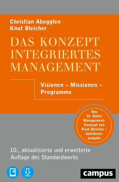 'Das Konzept Integriertes Management' von 'Christian Abegglen' - Buch ...
