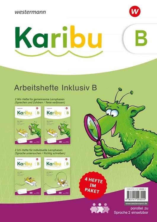Karibu. Arbeitsheft Inklusion B 4 Hefte im Paket Ausgabe 2024 - Deutsch ...