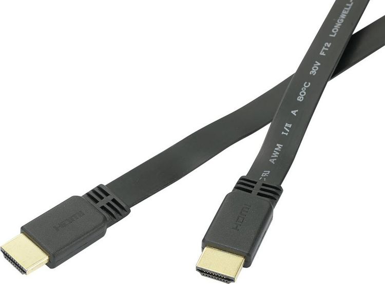 SpeaKa Professional HDMI Anschlusskabel HDMI-A Stecker, HDMI-A Stecker ...